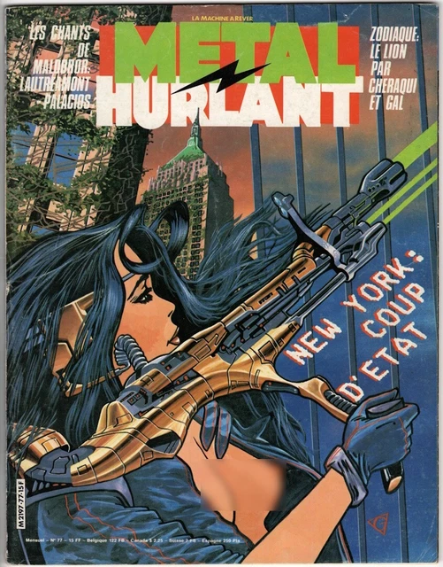 METAL HURLANT #77. July 1982. FRENCH language. Richard Corben. FN/VFN ...