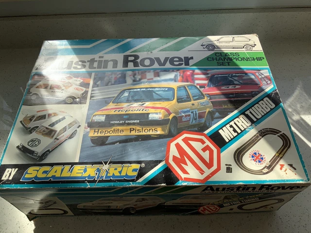 SCALEXTRIC METRO TURBO, Austin Rover Class Championship Set 50 Years Of ...