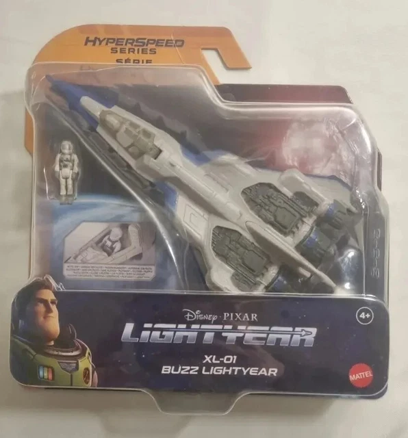 DISNEY PIXAR LIGHTYEAR Hyperspeed Series XL-01 Rocket Ship & Mini Buzz ...