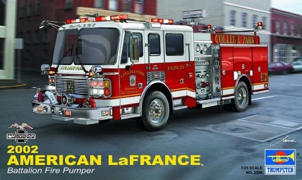 TRUMPETER 02506 LA FRANCE EAGLE FIRE PUMPER 1:25 Modellbausatz EUR 54 ...