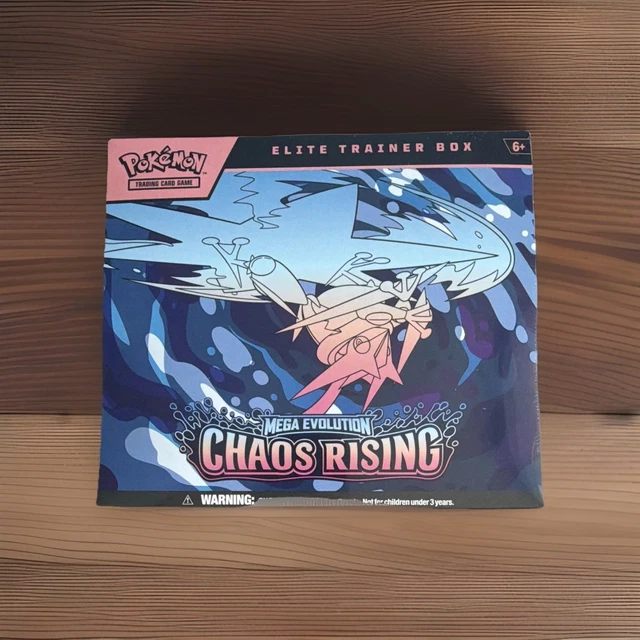 POKÉMON TCG MEGA Evolution: Chaos Rising Elite Trainer Box English 65 ...