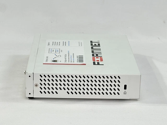 FORTINET FORTIGATE 60E Next Generation Security Firewall 10x GE RJ45 ...