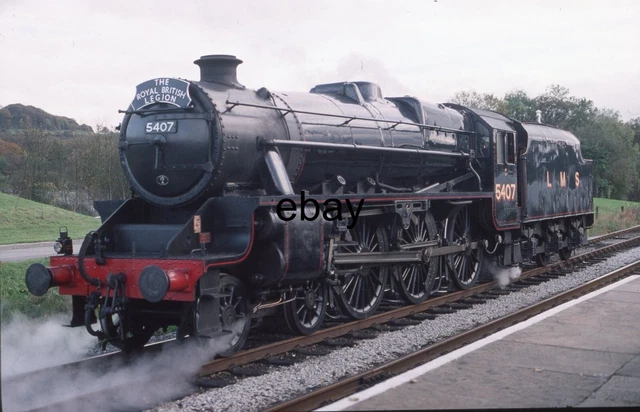 35MM RAILWAY SLIDE - LMS Steam Loco 5407 @ Ramsbottom £2.75 - PicClick UK