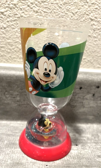 DISNEY STORE MICKEY Mouse Drinking Cup Mini Snow Globe £9.08 - PicClick UK