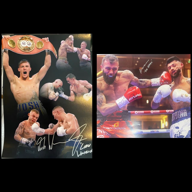 ANTHONY CACACE & Josh Warrington Signed 16x12 Photos £100.00 - PicClick UK