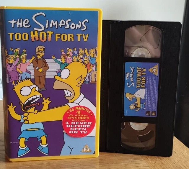 THE SIMPSONS TOO Hot For TV 1999 VHS Video Rare Collectible Excellent ...