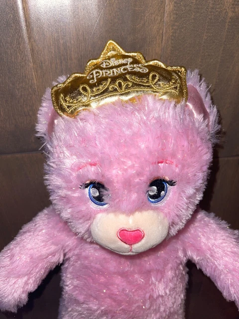 BUILD A BEAR Disney Princess Pink Sparkle Bear Stuffed Animal used £12. ...