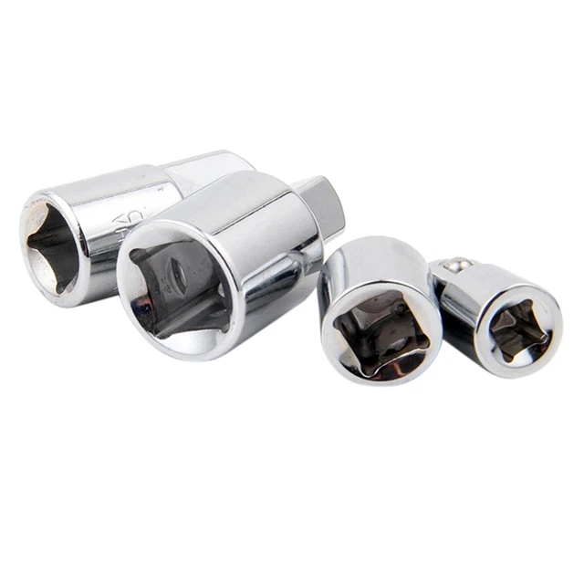 LOCK RATCHET SOCKET Adapter Reducer Converter Set Tool Kit 1/4" 3/8" 1/ ...