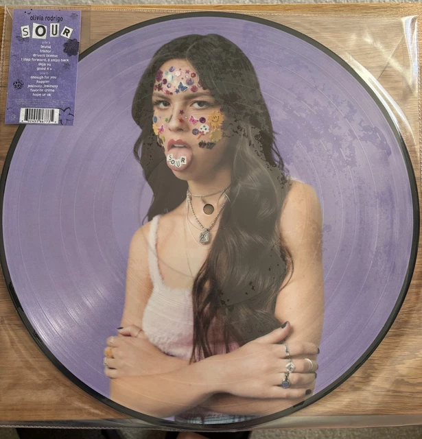 OLIVIA RODRIGO SOUR picture disc LE purple New Vinyl lp EUR 45,78 ...