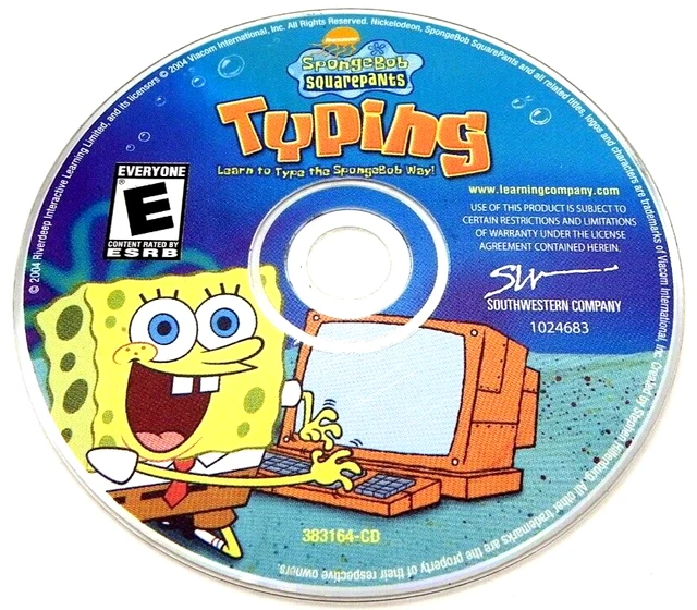 SPONGEBOB SQUAREPANTS TYPING, Learn to Type the SpongeBob Way PC Game ...