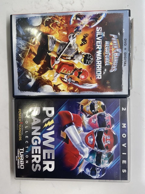 LOT DE 2 DVD Mighty Morphin Power Rangers film et film Turbo a Power ...