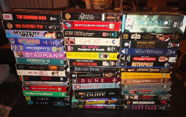 HORROR VHS LOT (VHS Lot of 45) Gore Slasher Sci-Fi Anime Cult Rare OOP ...
