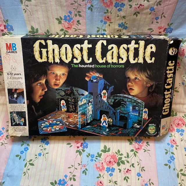 VINTAGE GHOST CASTLE MB Board Game Haunted House Not Complete Spares ...