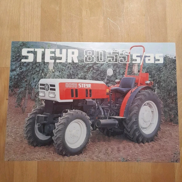 ORIG. SCHLEPPER PROSPEKT Steyr 8055 S/As Traktor EUR 6,90 - PicClick DE