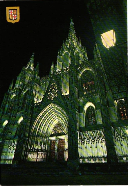THE CATHEDRAL BARCELONA Spain Postcard $2.45 - PicClick