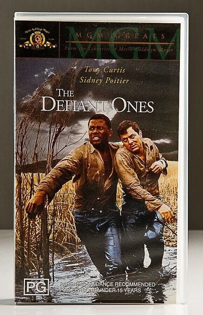 THE DEFIANT ONES VHS Movie Tony Curtis Sidney Poitier MGM $5.00 ...