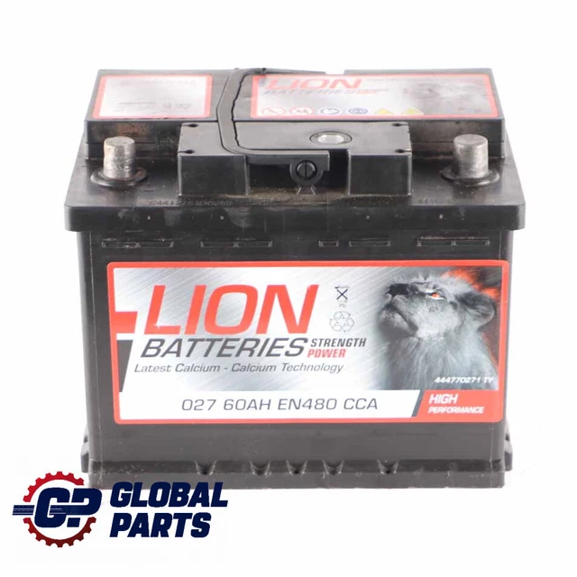 LION CALCIUM ACCUMULATOR Battery 60Ah 480A 12V £51.99 - PicClick UK
