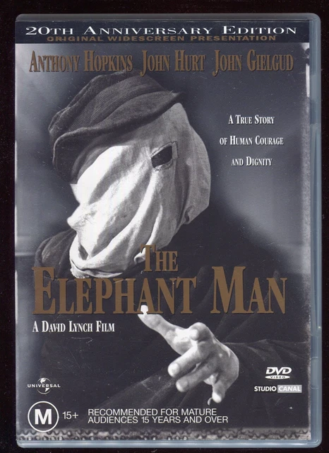 THE ELEPHANT MAN (1980) 20th Anniversary (Region 4, DVD) True Story $10 ...