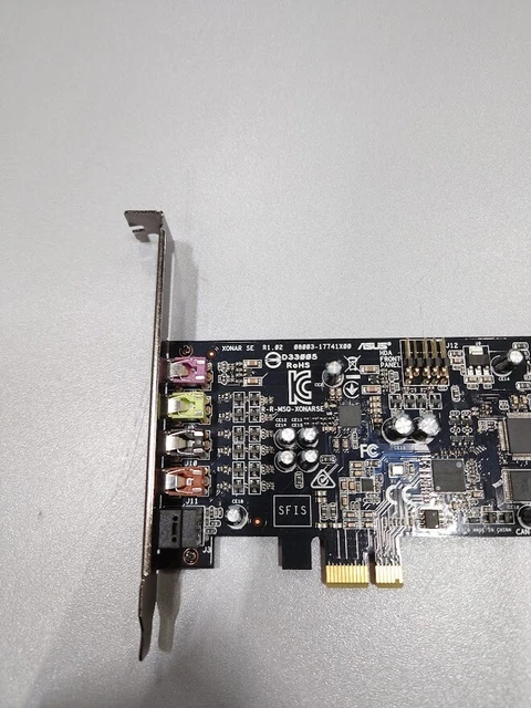 ASUS XONAR SE PCIe 5.1 Channel Sound Card, High-Definition Audio ...