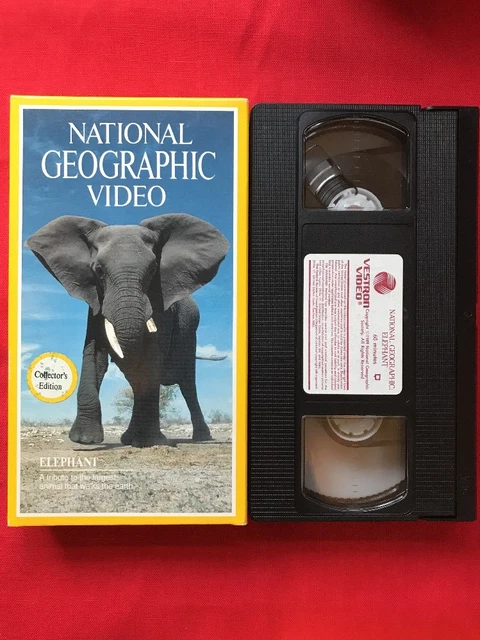 NATIONAL GEOGRAPHIC VHS Video - A Tribute To The Elephant Collectors ...
