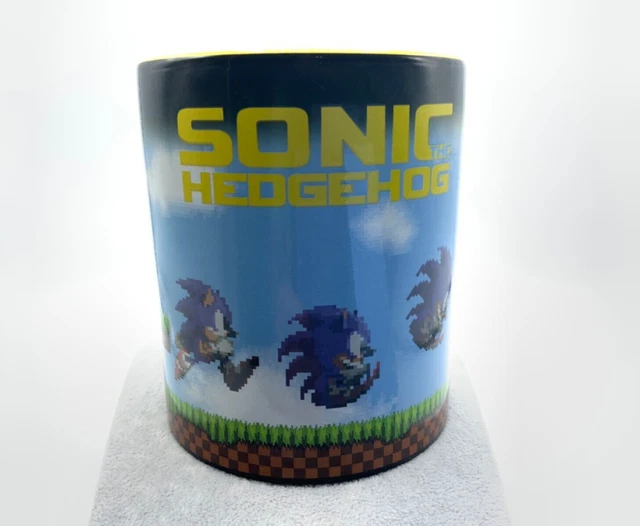 SEGA SONIC THE Hedgehog Heat Changing 16-Bit Ceramic Coffee Mug 16 ...