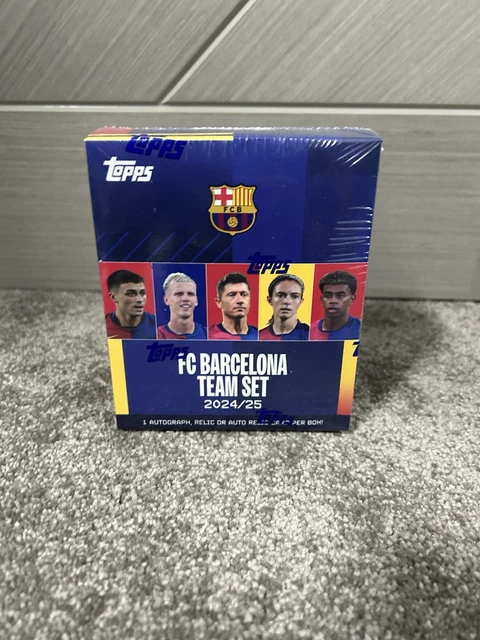 TOPPS FC BARCELONA Team Set 2024/25 Sealed Box £63.11 - PicClick UK