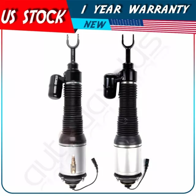 FRONT PAIR AIR Suspension Shocks Fits Bentley Continental GT Flying ...