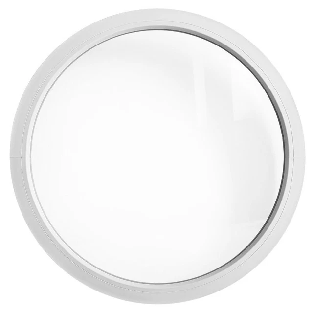 ROUND FIXED WINDOW White uPVC Diameter 450 500 550 600 650 700 750 800 ...