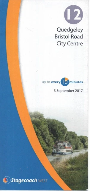 STAGECOACH BUS TIMETABLE - 12 - Quedgeley-Gloucester - September 2017 £ ...
