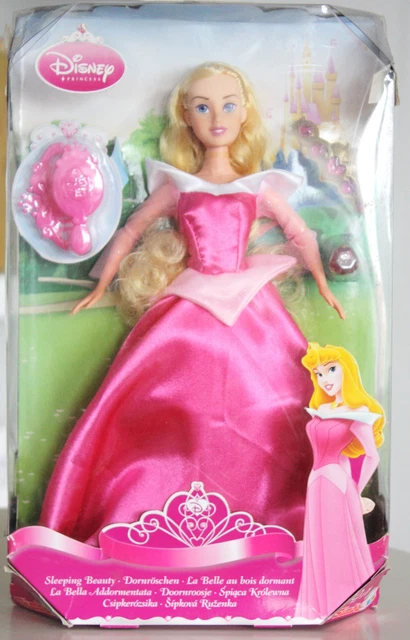 DISNEY PRINCESS SLEEPING Noose Doll Aurora Fairy Tale Barbie Play Doll ...