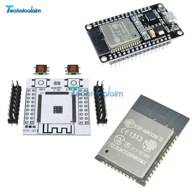 ESP8266 ESP-WROOM-32 ESP32 ESP32S vers Wifi WiFi BLE module WiFi + carte adaptateur EUR 3,41 ...