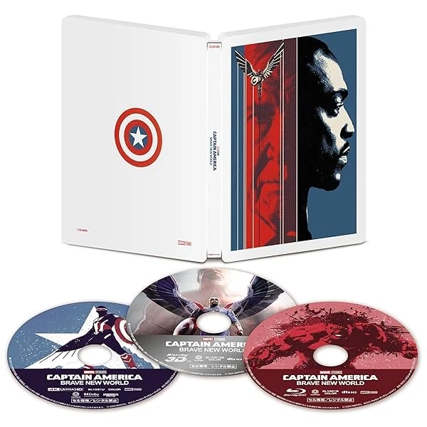 CAPTAIN AMERICA BRAVE New World 4K UHD+3D+Blu-ray w/ Steelbook $158.40 ...