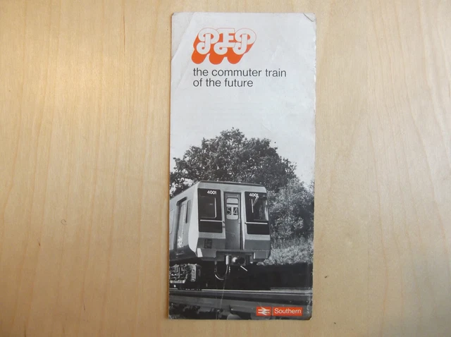 BRITISH RAIL SOUTHERN, Pamphlet, PEP Commuter Train £5.00 - PicClick UK