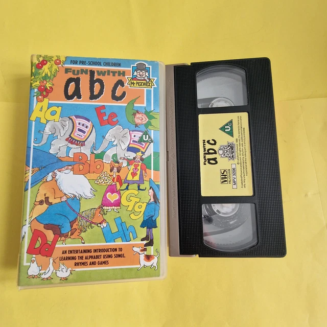 FUN WITH ABC Vhs - Rare Retro Movie Tape £52.71 - PicClick UK