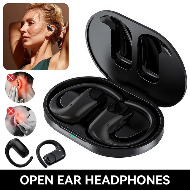 BLUETOOTH5.3 KOPFHÖRER SPORT Laufen Ohrhörer,mit Ohrhaken, Geräuschunterdrückung EUR 18,62 ...