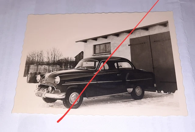 ALTES FOTO OPEL Rekord Olympia Oldtimer PKW Autos Auto 50s 50er Vintage ...