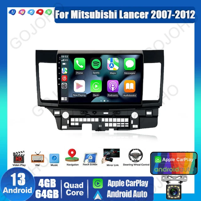 ANDROID 13 CAR Stereo for Mitsubishi Lancer EVO X Radio GPS Naviation ...