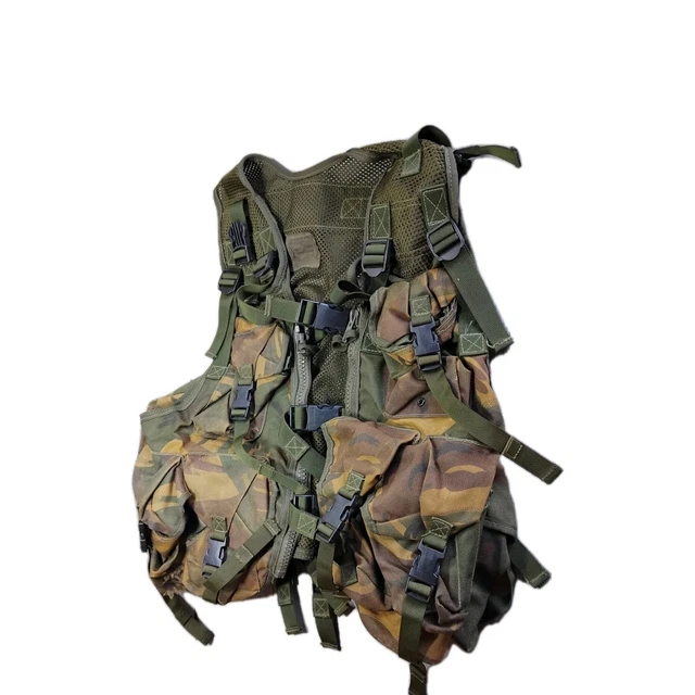 BRITISH ARMY WEBBING Assault Vest Combat DPM Chest Rig Tactical Hunting ...