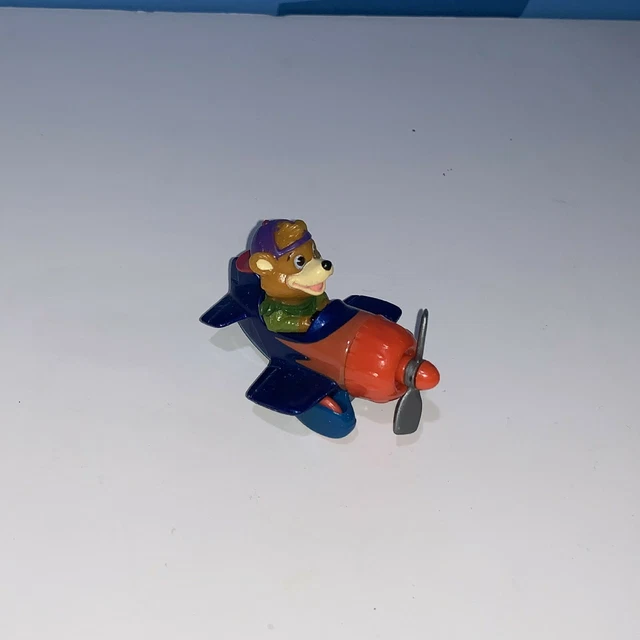 DISNEY TALESPIN KIT’S Racing Plane Bear In Die Cast Airplane 1989 ...