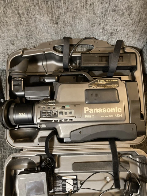 VINTAGE PANASONIC VHS Video Camera MS4 (nice) £57.89 - PicClick UK