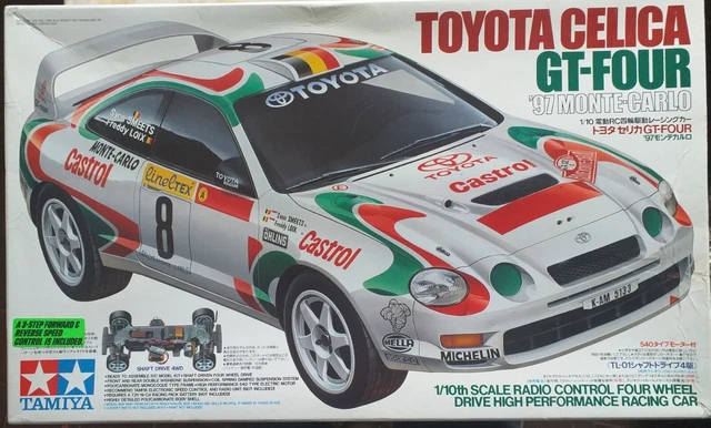 VINTAGE TAMIYA 1/10 Toyota Celica GT-Four GT4 97 58201 TL01 RC Radio ...