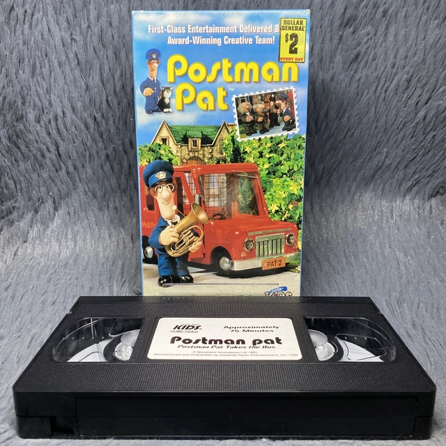 POSTMAN PAT VHS Tape 1999 Just For Kids Home Video Claymation Children ...