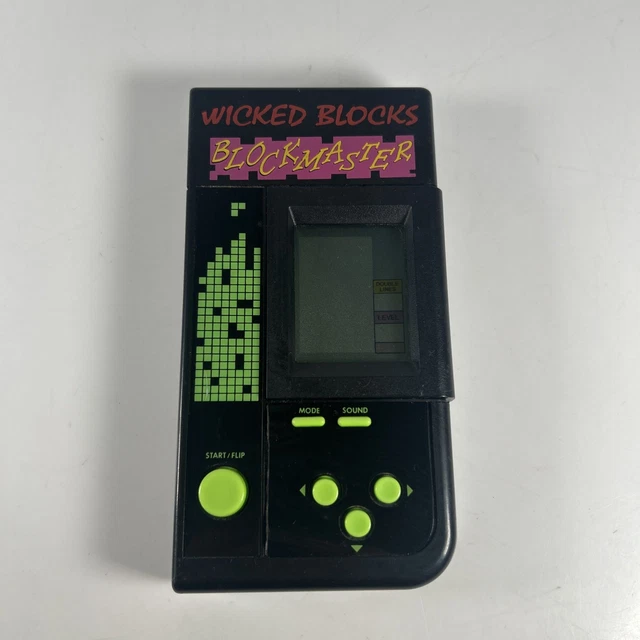 VINTAGE GRANDSTAND HAND Wicked Blocks Blockmania Game 1990s Works $37. ...