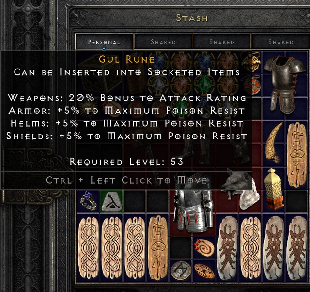 DIABLO 2 - Ohm Rune - PC Xbox D2R SC NL échelle Softcore EUR 11,30 - PicClick FR