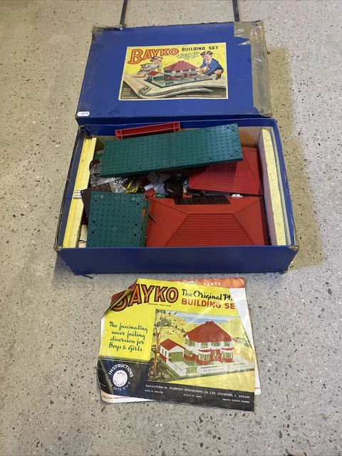 BAYKO 1950'S BUILDING set 3 boxed looks complete £31.99 - PicClick UK