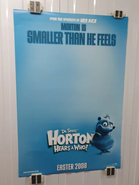 DR SEUSS HORTON Hears A Who! 2008 ORIGINAL POSTER 27" X 40" (T67) £20. ...