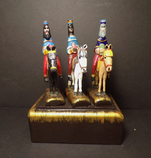 LOS TRES REYES Magos (Three Wise Men) Puerto Rican Folk Art EUR 260,38 ... LOS TRES REYES Magos (Three Wise Men) Puerto Rican Folk Art EUR 260,38 ...