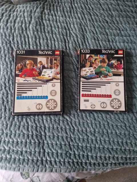 LEGO TECHNIC VINTAGE Dacta Activity Cards 1031 1033 £15.00 - PicClick UK