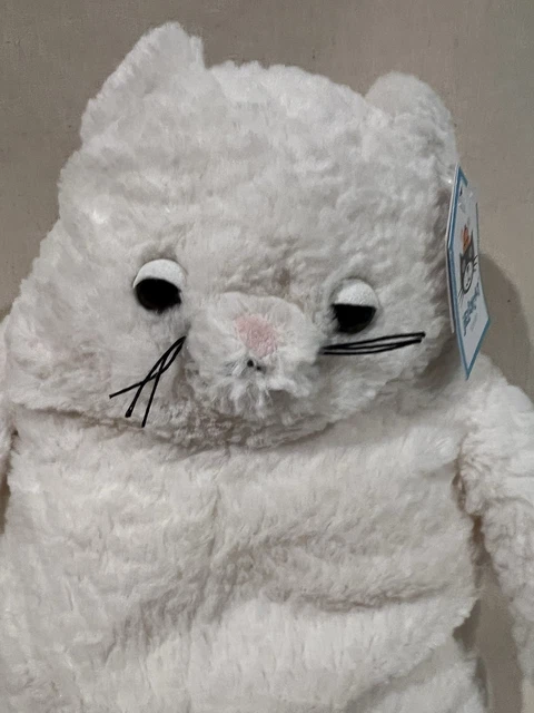 NEW~RETIRED JELLYCAT AMORE Cream Cat -Authentic, Tagged 11.5” Tall ...