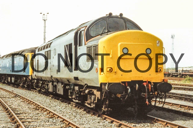 UK DIESEL TRAIN Railway Photograph Of Class 37 Loco 37258. Rm37-891 £1. ...